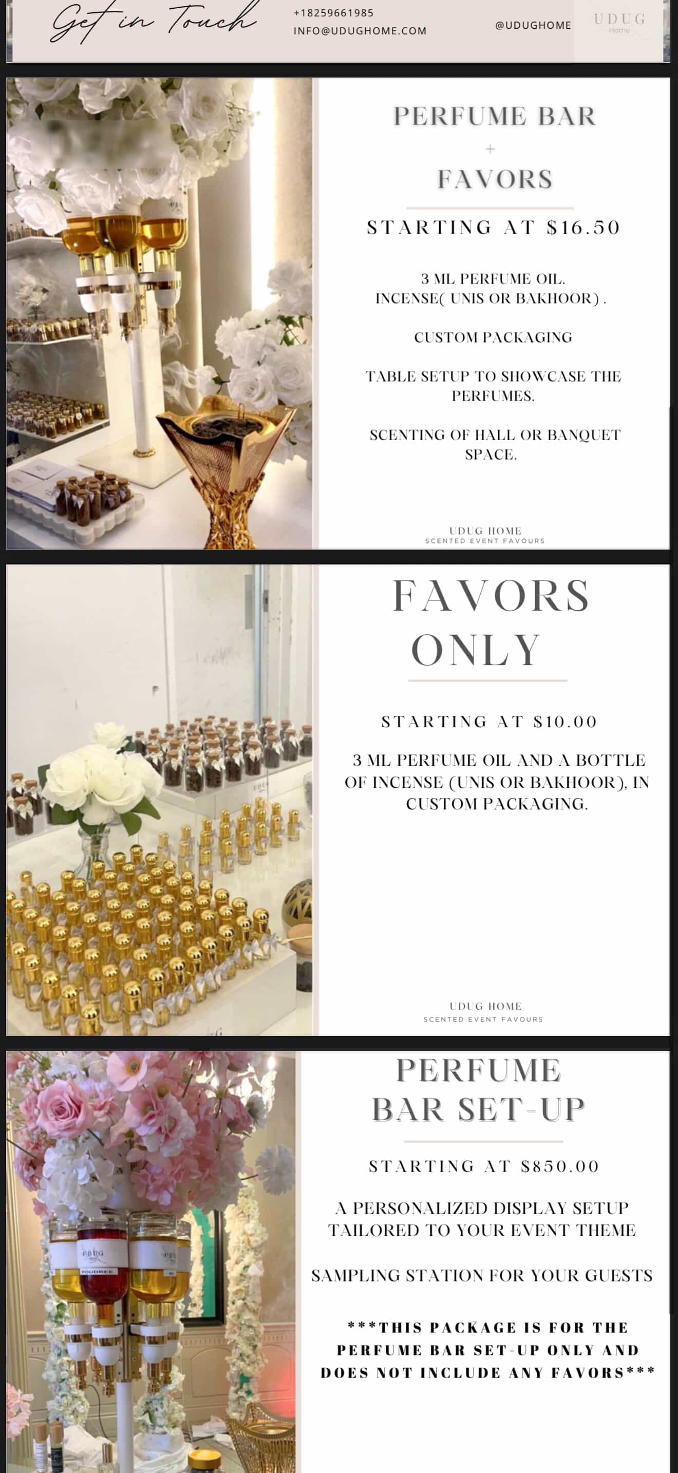 Perfume Bar Package – UDUG Home